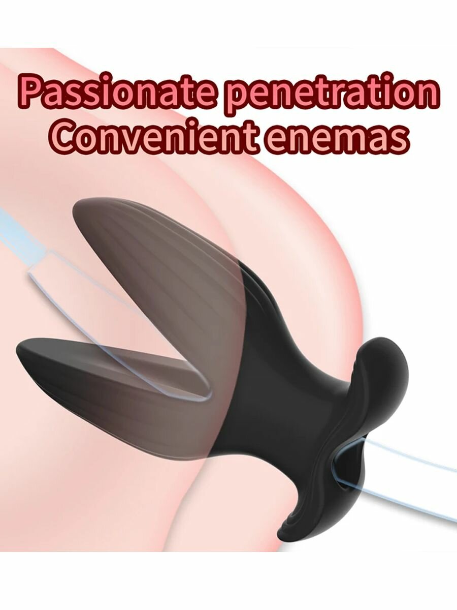 Анальная пробка "FLOWER BUTT PLUG - TUNNEL 3" 9см