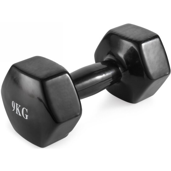 Гантель неразборная Victoryfit 9 кг винил