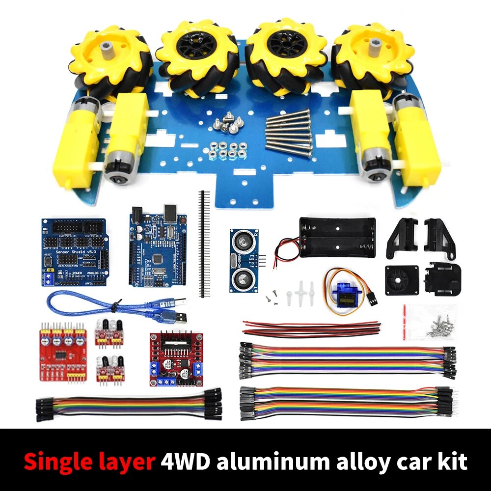 EQV алюминиевый шасси для автомобиля Синий, Single layer board