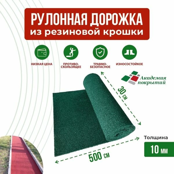 Дорожка из резиновой крошки