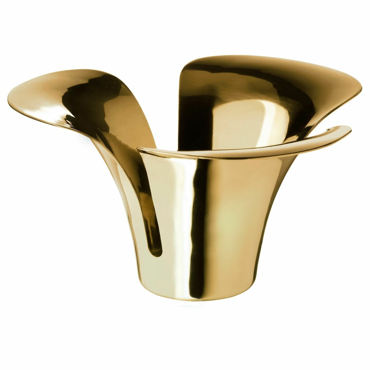 STILLHET Подсвечник для греющей свечи IKEA, желтая медь 7 см (60510975)