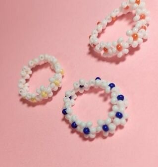  плетеное, стекло, бисер