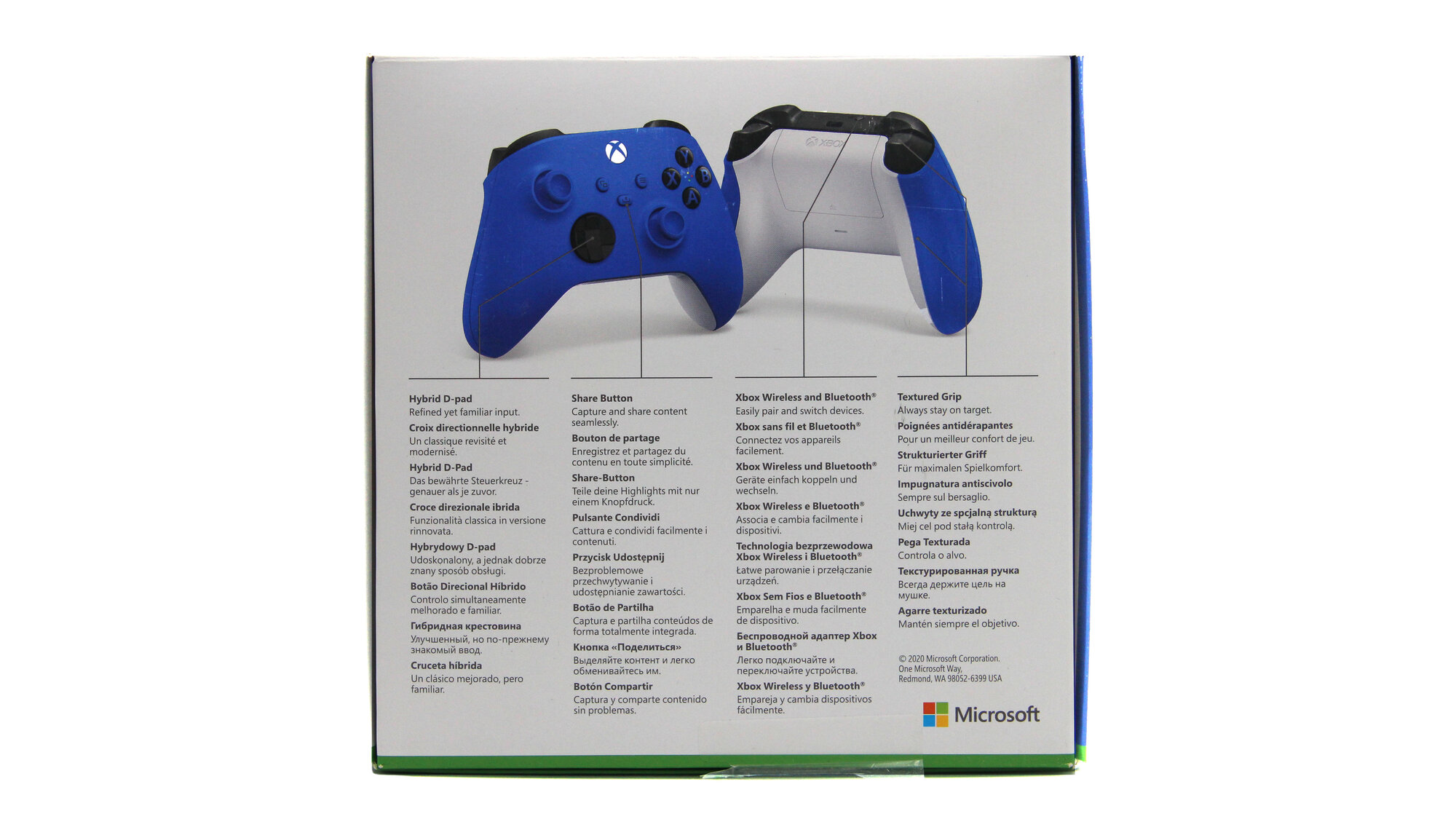 Геймпад Microsoft Xbox Wireless Controller Shock Blue (Model 1914) В коробке — фото 1