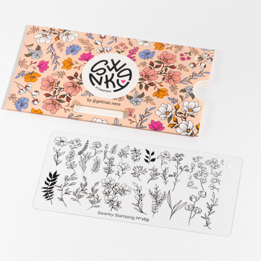 Пластина для стемпинга Swanky Stamping №169