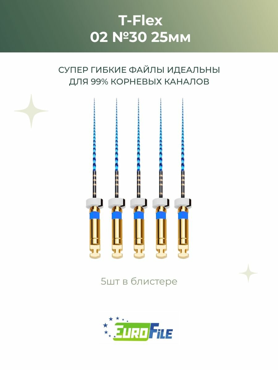 Профайлы машинные Т-флекс T-Flex 25мм 02 №30, 5шт Еврофайл