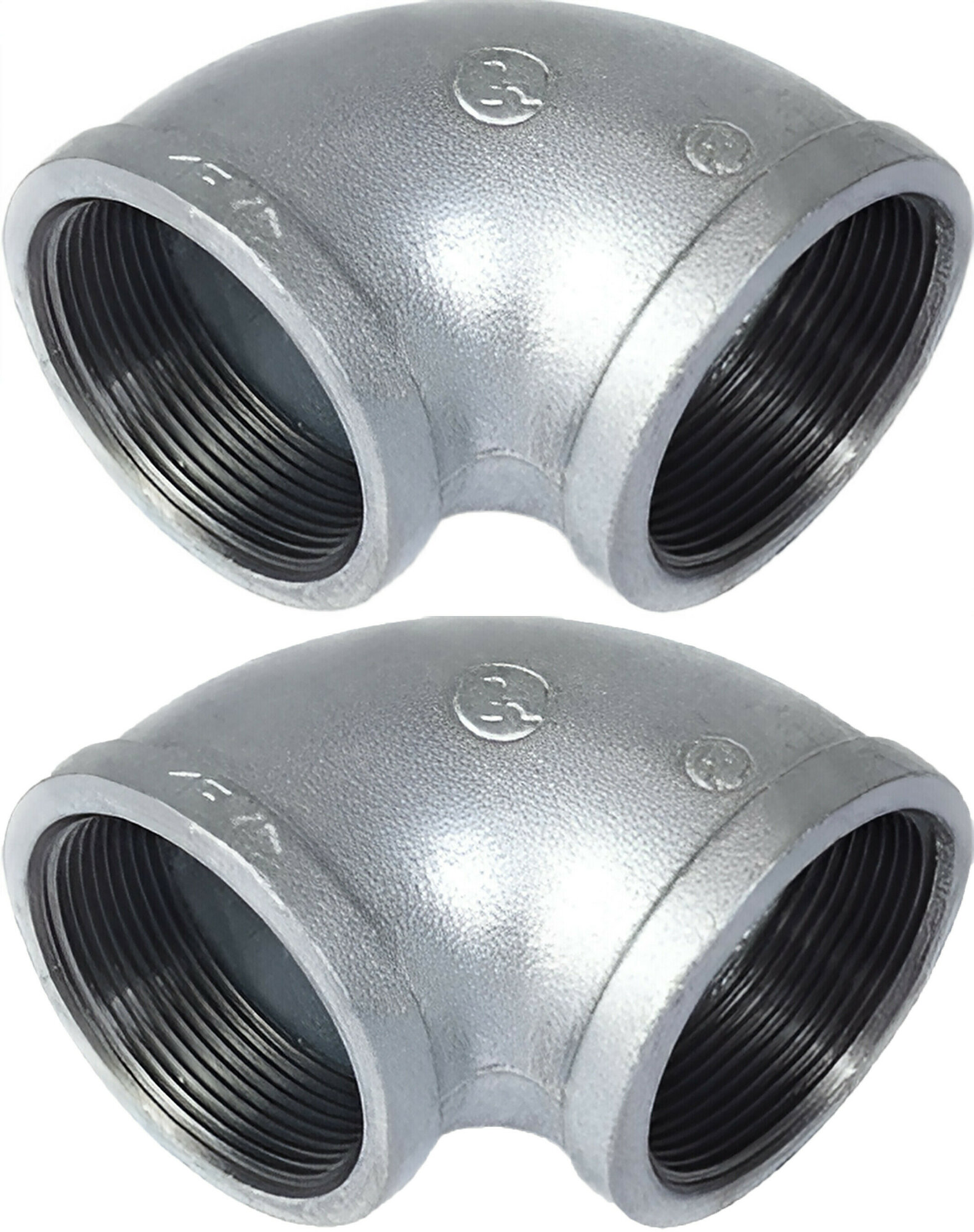 Колено 1/2" вн. оцинкованн, (2 шт. инд. упак.), AV Engineering (AVEC400000012)