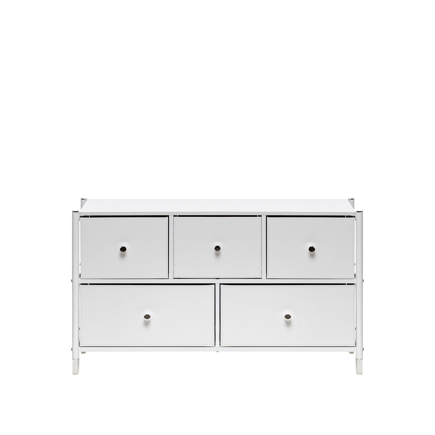 Комод Leset Хайди широкий 5 ящиков Белый Размеры: Высота 587мм Глубина 300мм Ширина 1002мм