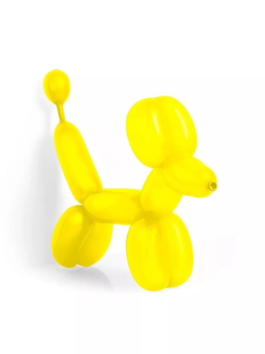 ШДМ Желтый, Пастель / Yellow, латексный шар (260" ) 100 шт. / Веселый праздник