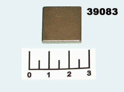 Магнит B 20*20*3 квадрат неодимовый (~3.5кг) (м94м)
