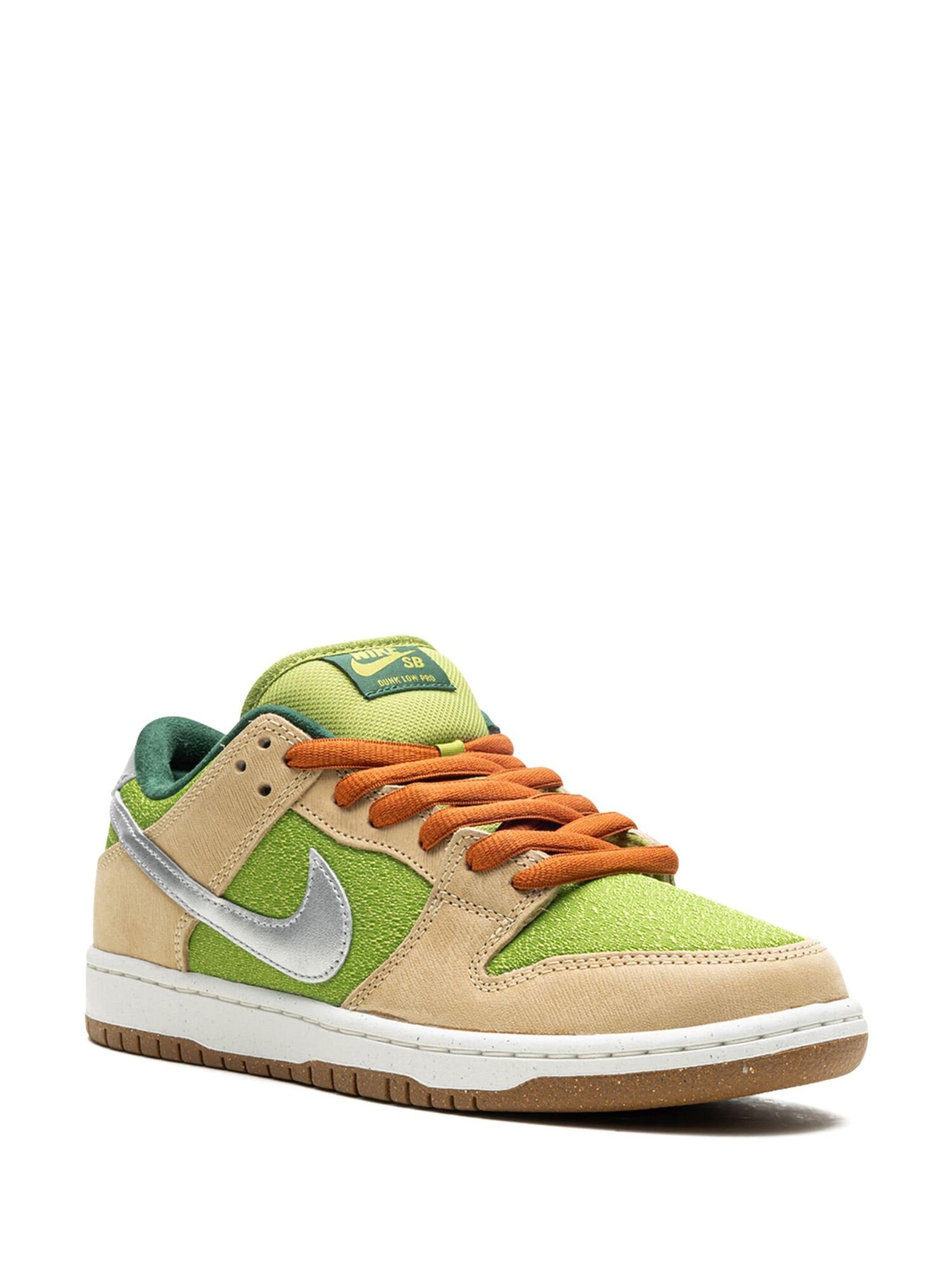 Кроссовки NIKE SB Dunk Low Escargot, размер 10.5 US, зеленый, — фото 1