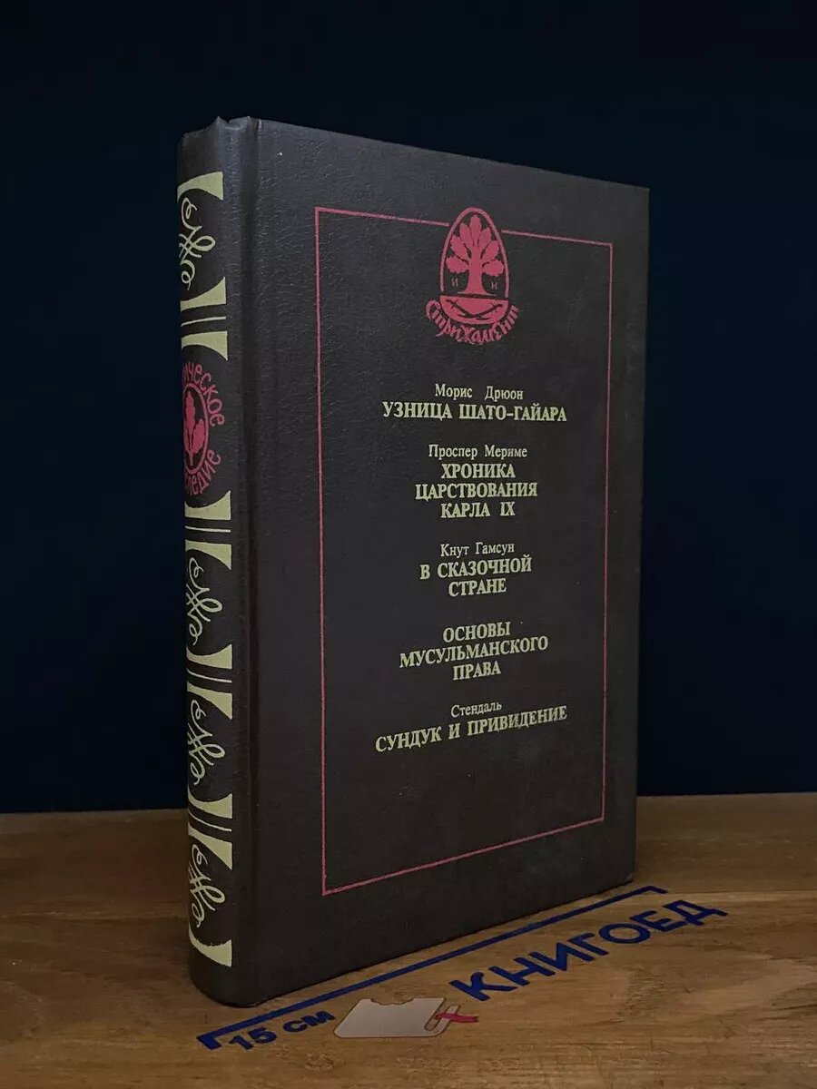 Книга. Узница Шато-Гайара. Хроника царствования Карла IX 1991 (2040770953920)