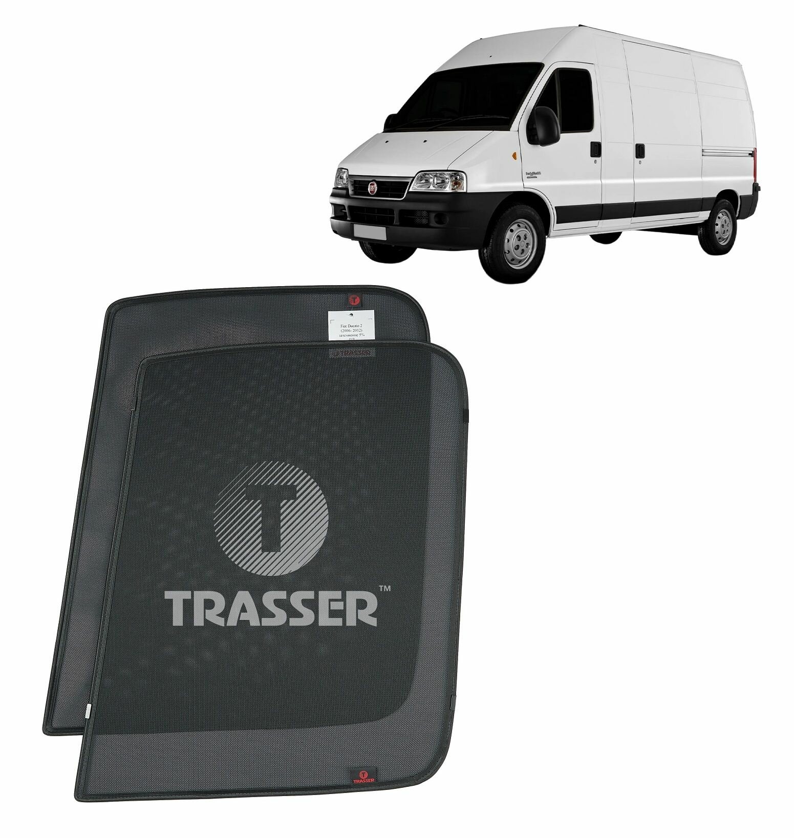 Каркасные шторки для Fiat Ducato (2) 244 Елабуга трассер комплект премиум до форточки