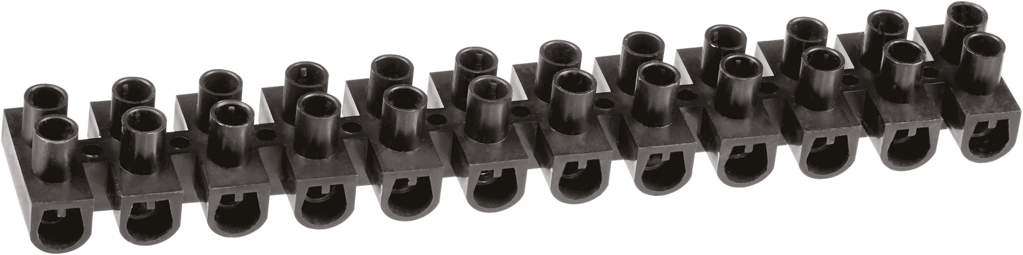 Клеммная колодка Navigator / Навигатор NTB-UPP-S12-10/BL винтовая, в корпусе из термопласта черная, 12 пар, сечение 2.5-10мм2, 10А, 400В / электрика