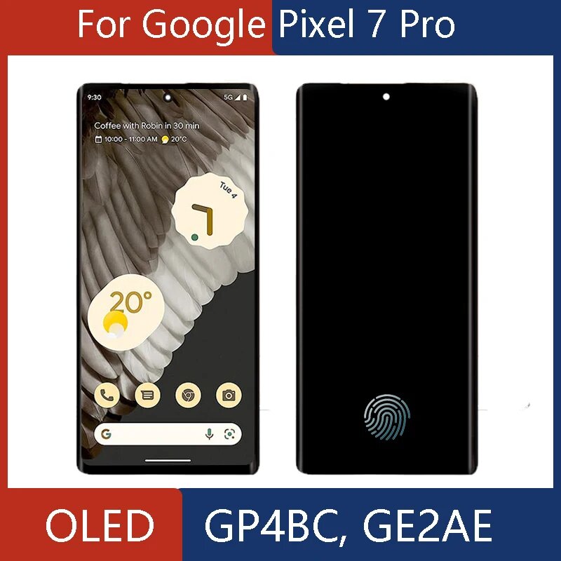 Новый OLED-дисплей для Google Pixel 7 Pro 7Pro GP4BC, GE2AE, ЖК-экран, сенсорный дигитайзер в сборе для Google Pixel7 Pro, дисплей