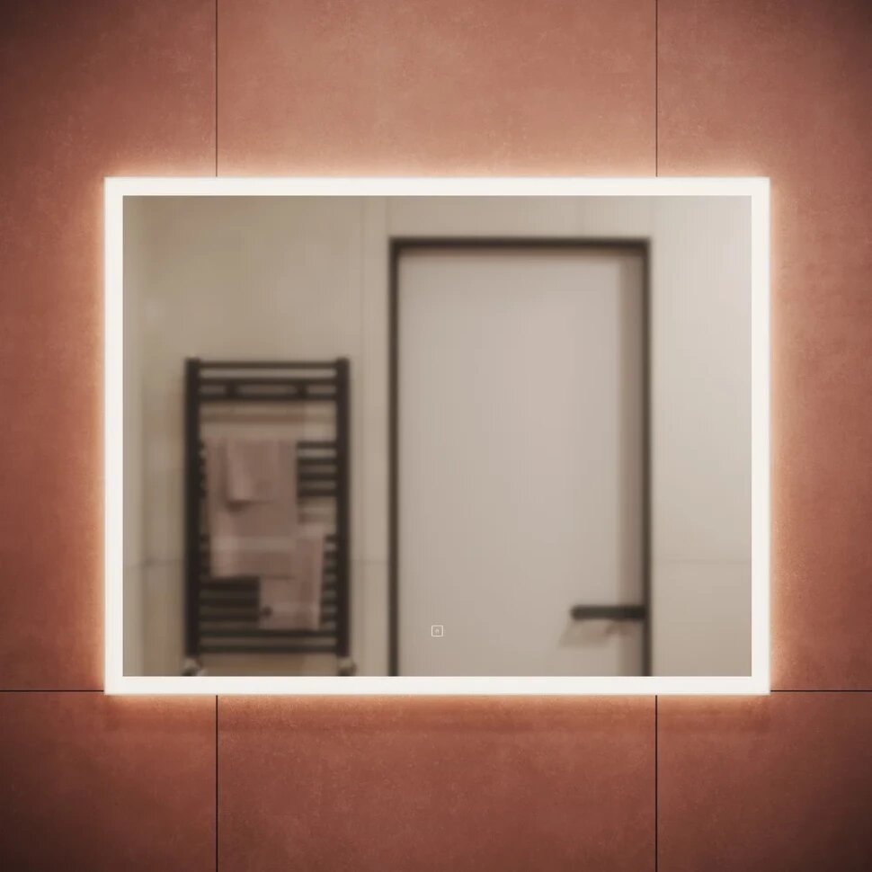 Зеркало Sancos Palace PA900 90x70 см, с LED-подсветкой, сенсорным выключателем, диммером