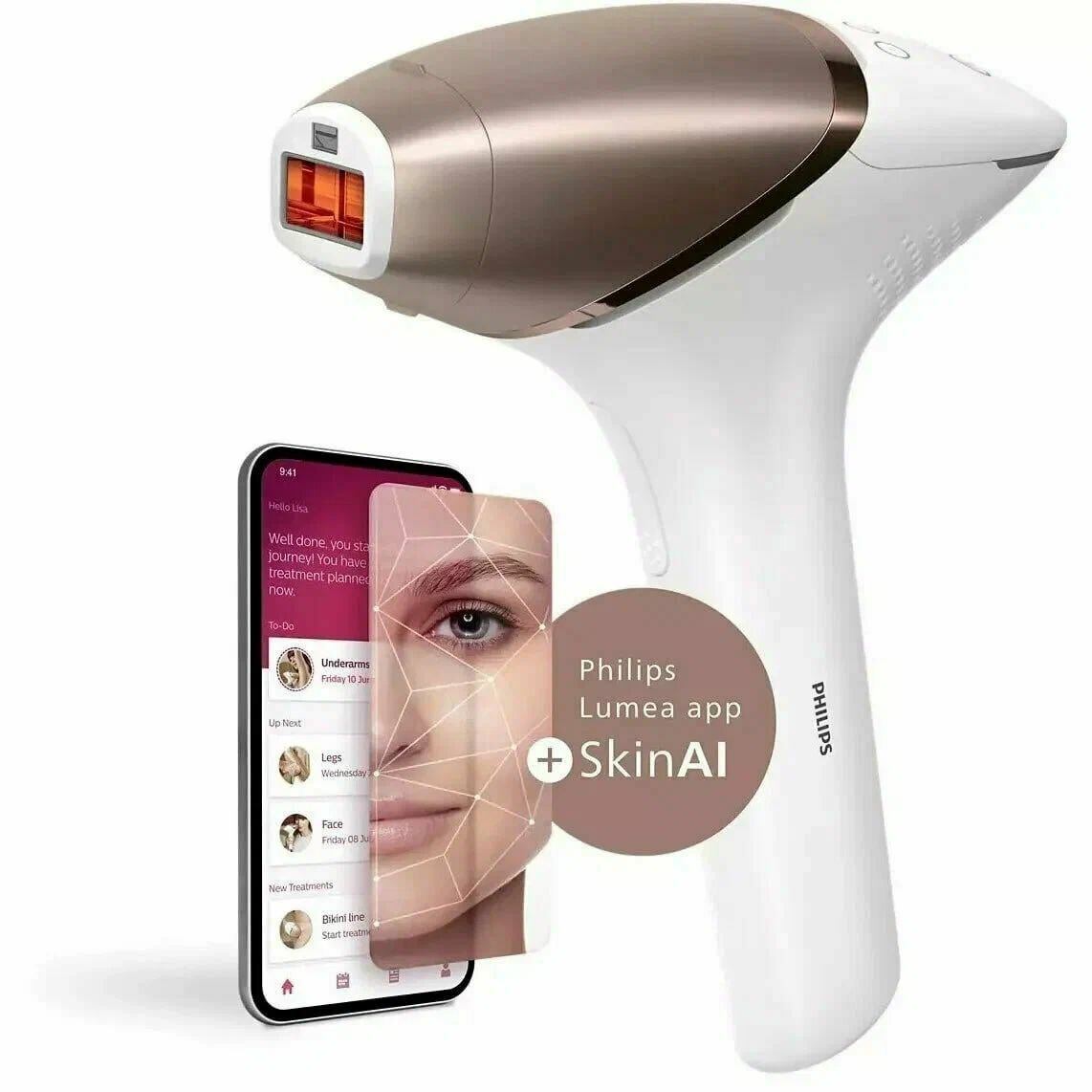 Фотоэпилятор Philips Lumea 9900 IPL BRI973/00