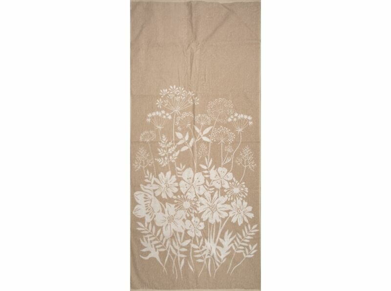 Полотенце лен/хлопок махровое "Альпийская горка" 67х150 см. Речицкий