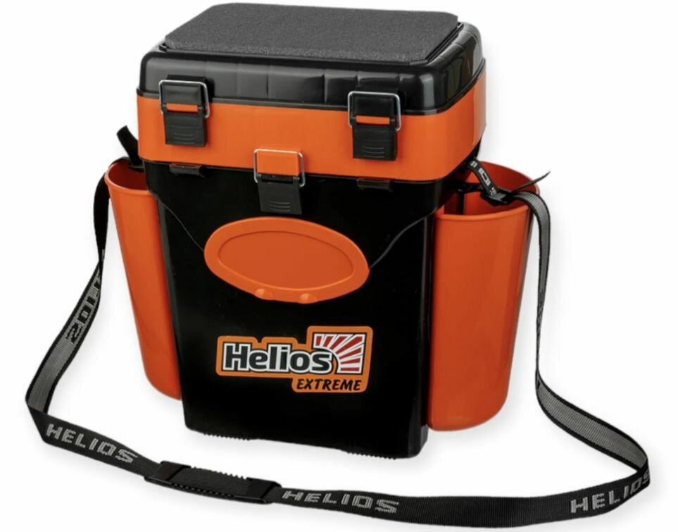 Ящик зимний FishBox (10 л) оранжевый Helios