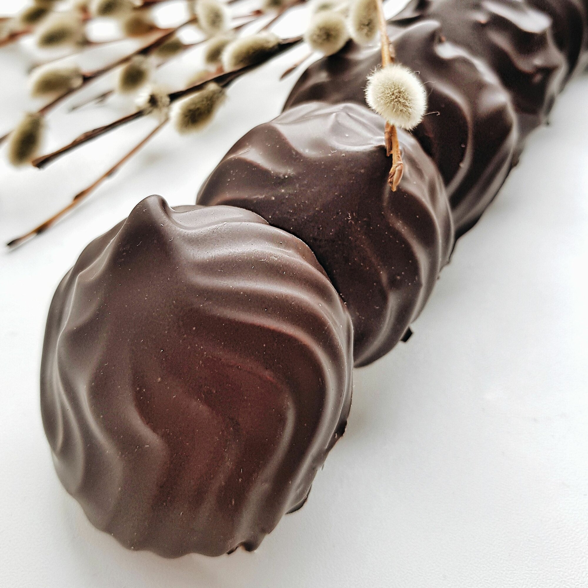 Зефир ванильный в шоколаде воздушный