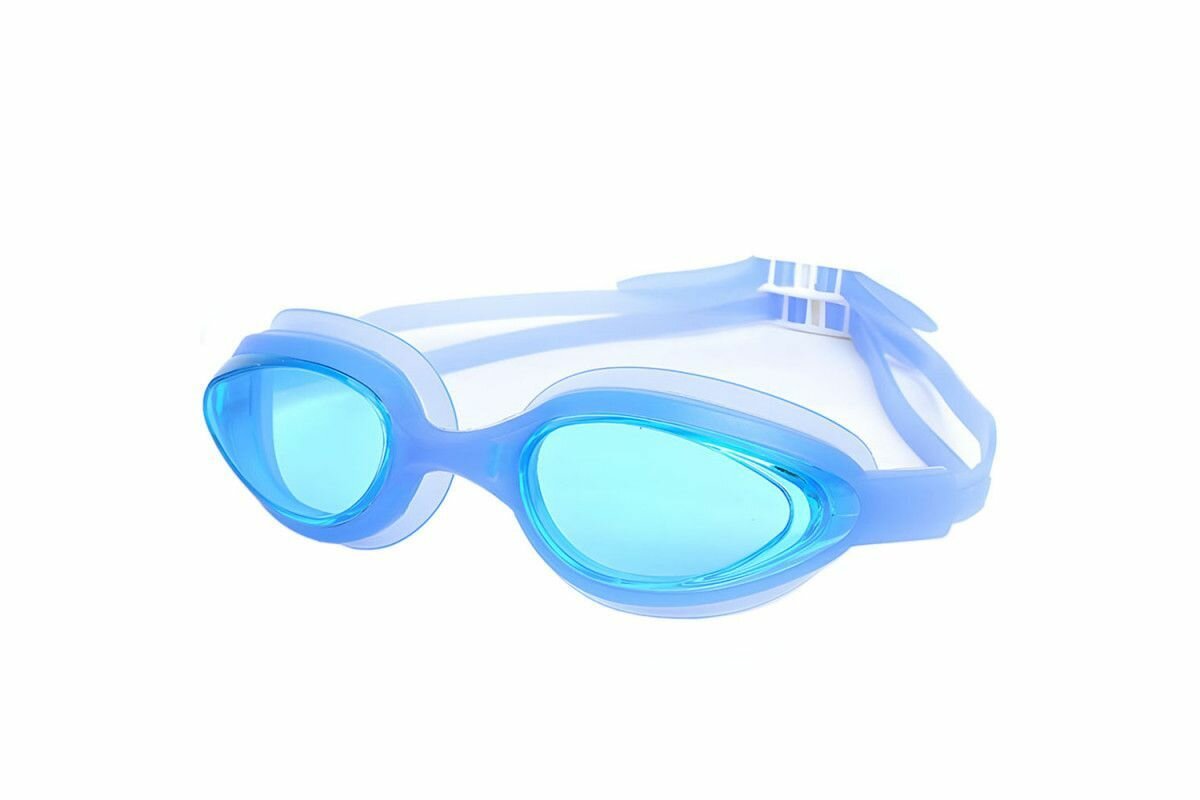 Очки для плавания Hawk PHANTOM взрослые, голубые, с антифог покрытием