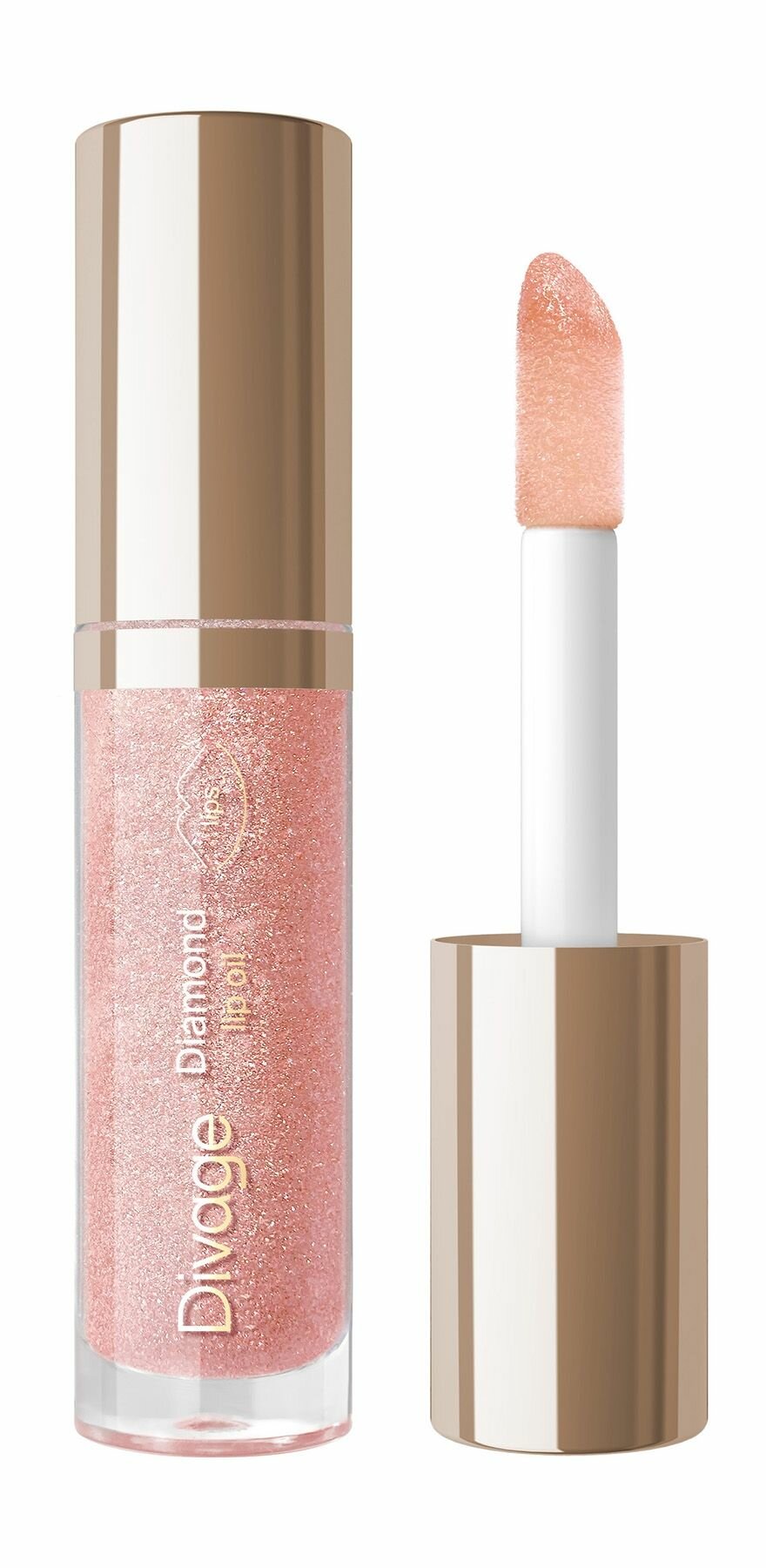 DIVAGE Масло для губ сияющее Diamond Lip Oil, 4 мл, 02