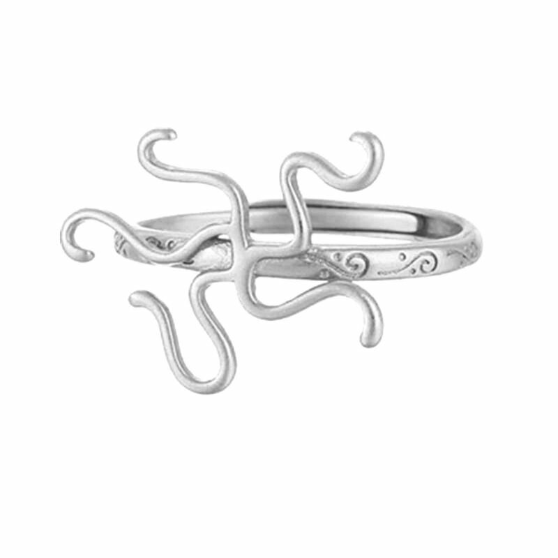 (1 шт.) Пустой держатель для колец-Серебро-HJ798 small
