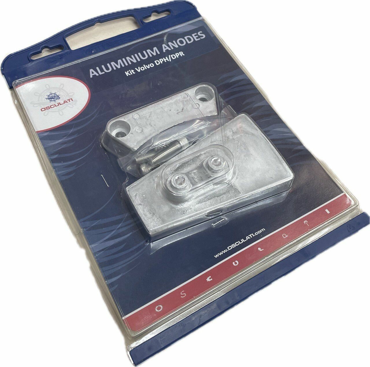 Комплект алюминиевых анодов Osculati для VOLVO DPH/DPR OEM: 3588745+3863206
