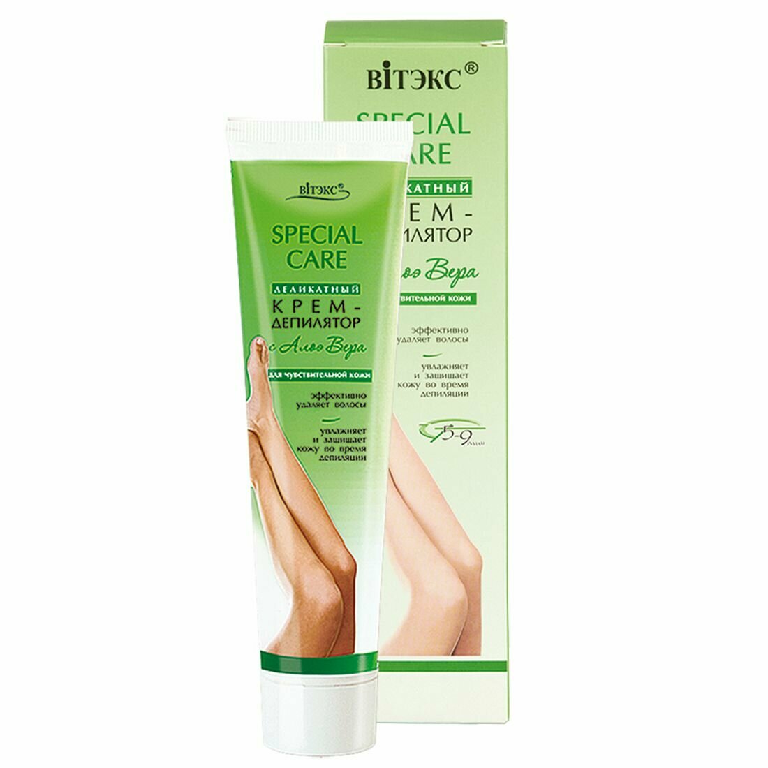 Деликатный крем – депилятор с Алоэ Вера для чувствительной кожи 120мл