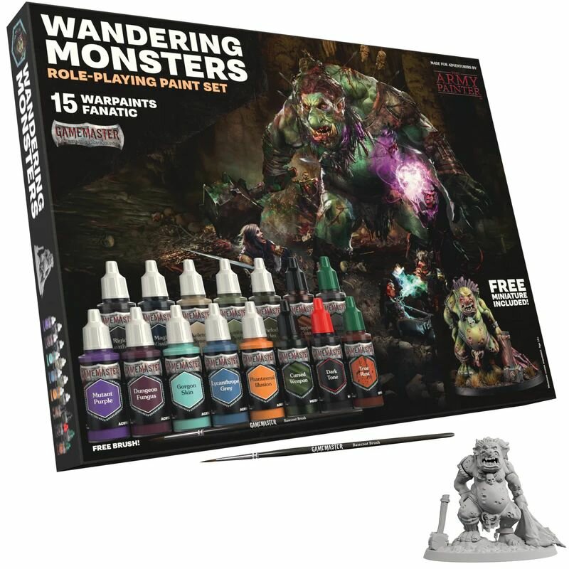 Набор красок Army Painter Gamemaster: Wandering Monsters Role-playing Paint Set