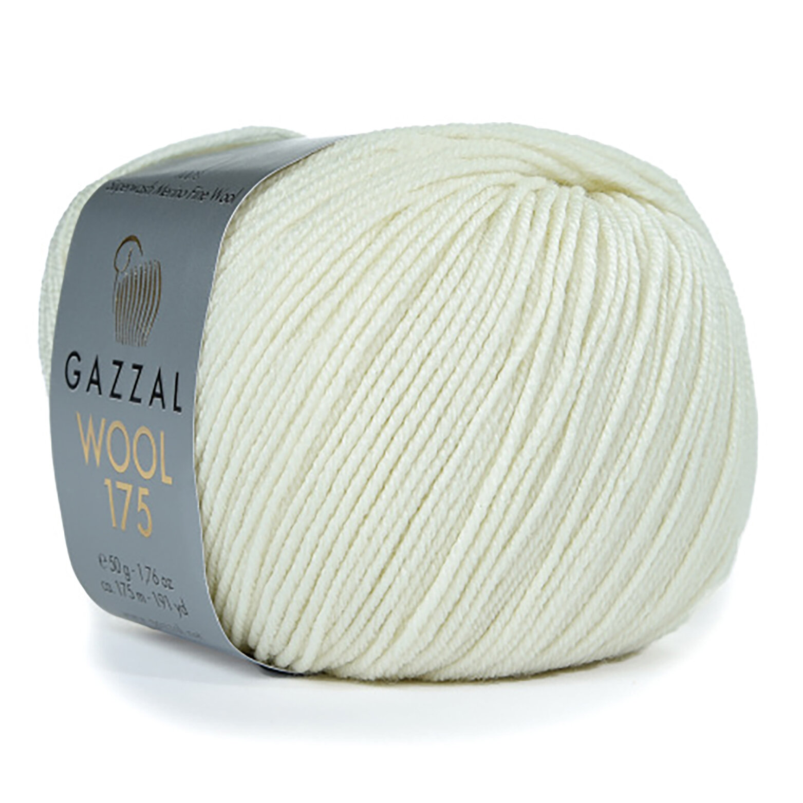 5 Мотков, Gazzal Wool 175, 100% Тонкая шерсть мериноса супервош / 50 гр. - 175 м, Цвет-300
