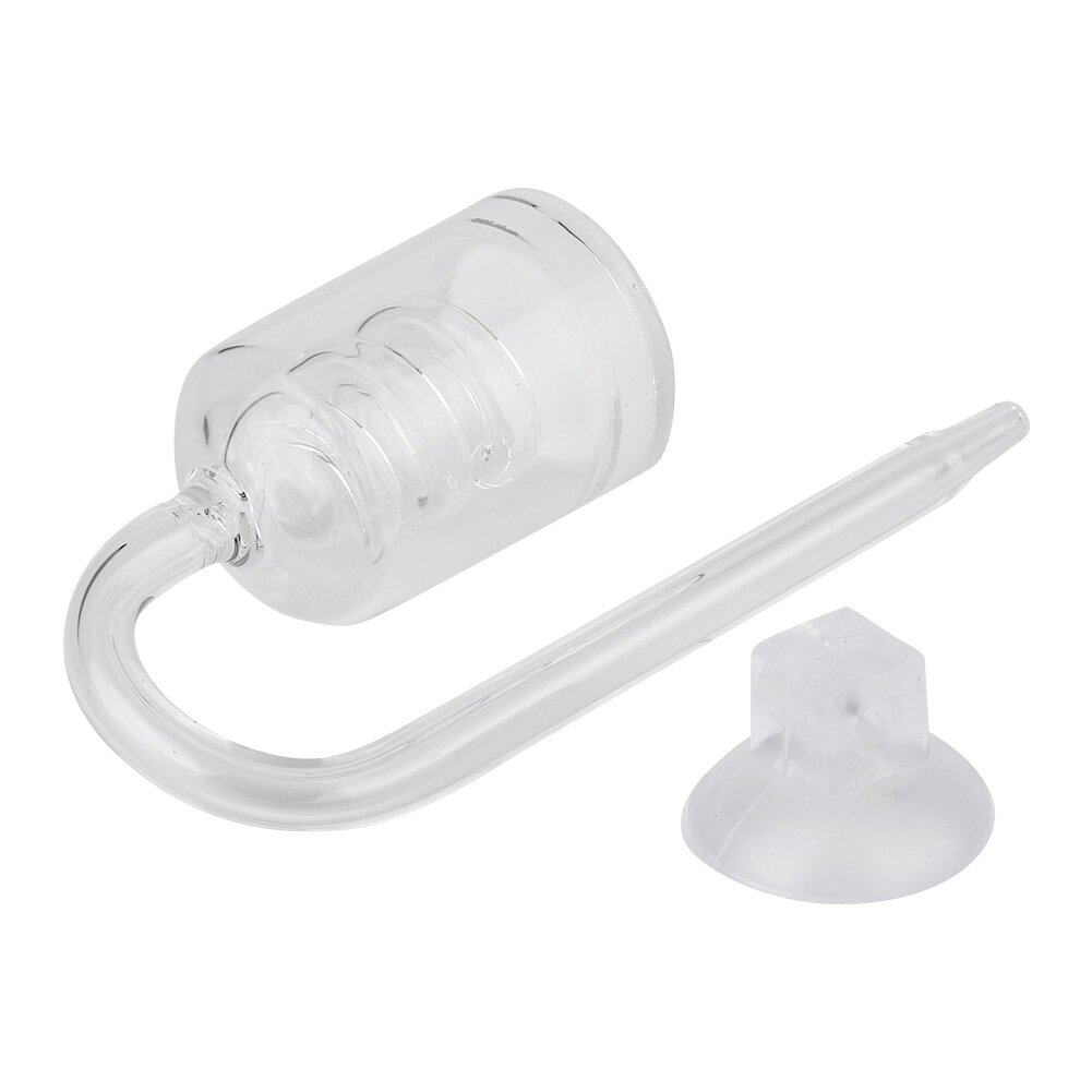 Высокопрозрачный стеклянный аквариумный очиститель углекислого газа, шнек-диффузор для аквариума, распылитель CO2.