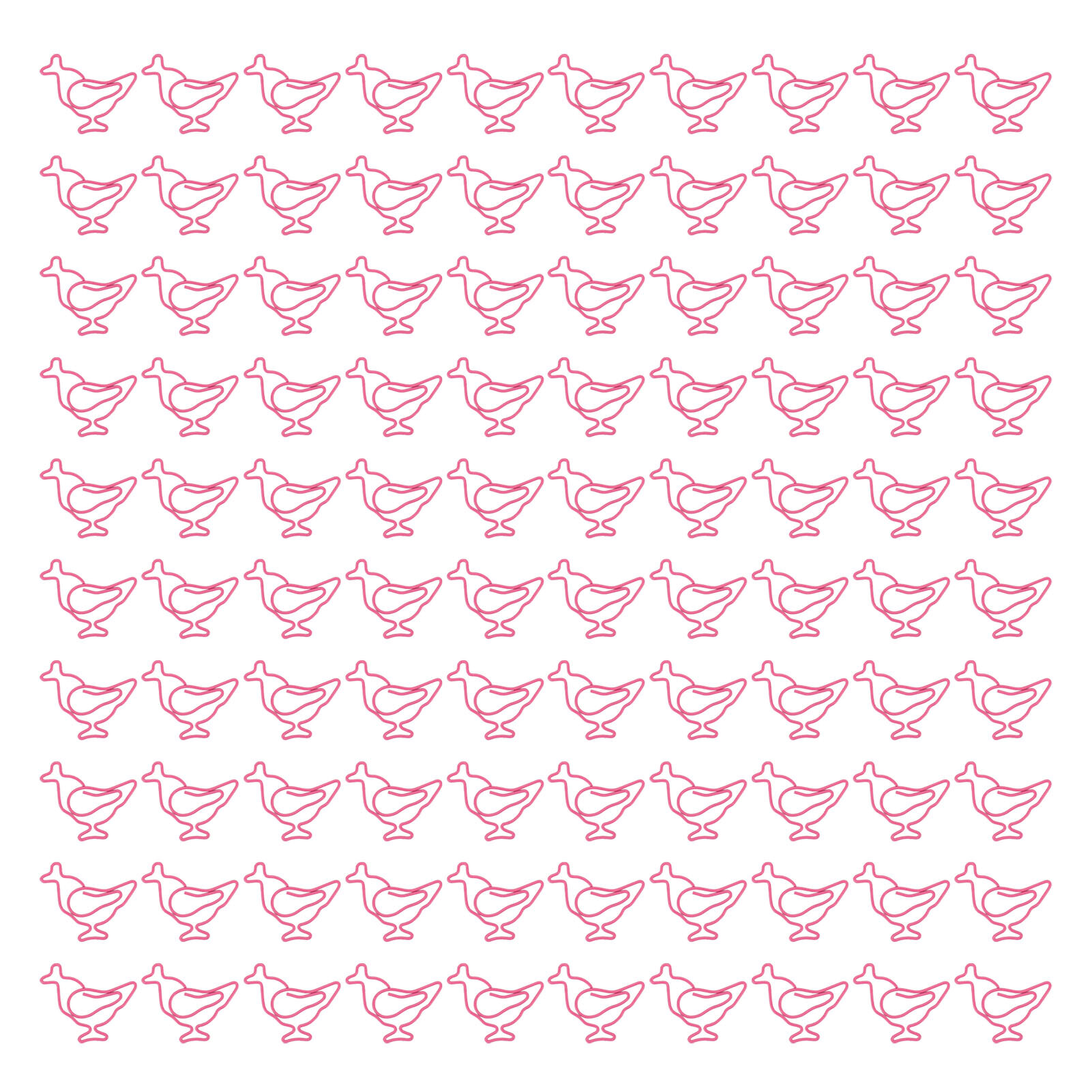 100 шт. скрепок в виде цыплят, яркие цветные скрепки в виде животных, водонепроницаемые, устойчивые к ржавчине, многоразовые, из железной проволоки, милые скрепки для дома, школы, офиса