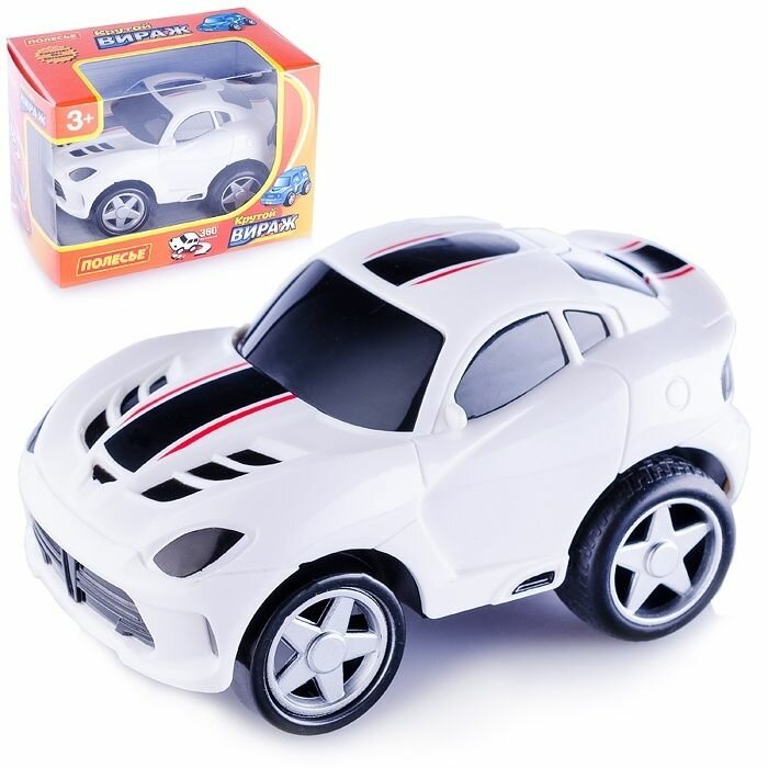 Автомобиль инерционный Полесье Крутой Вираж, гоночный №5 (78957)