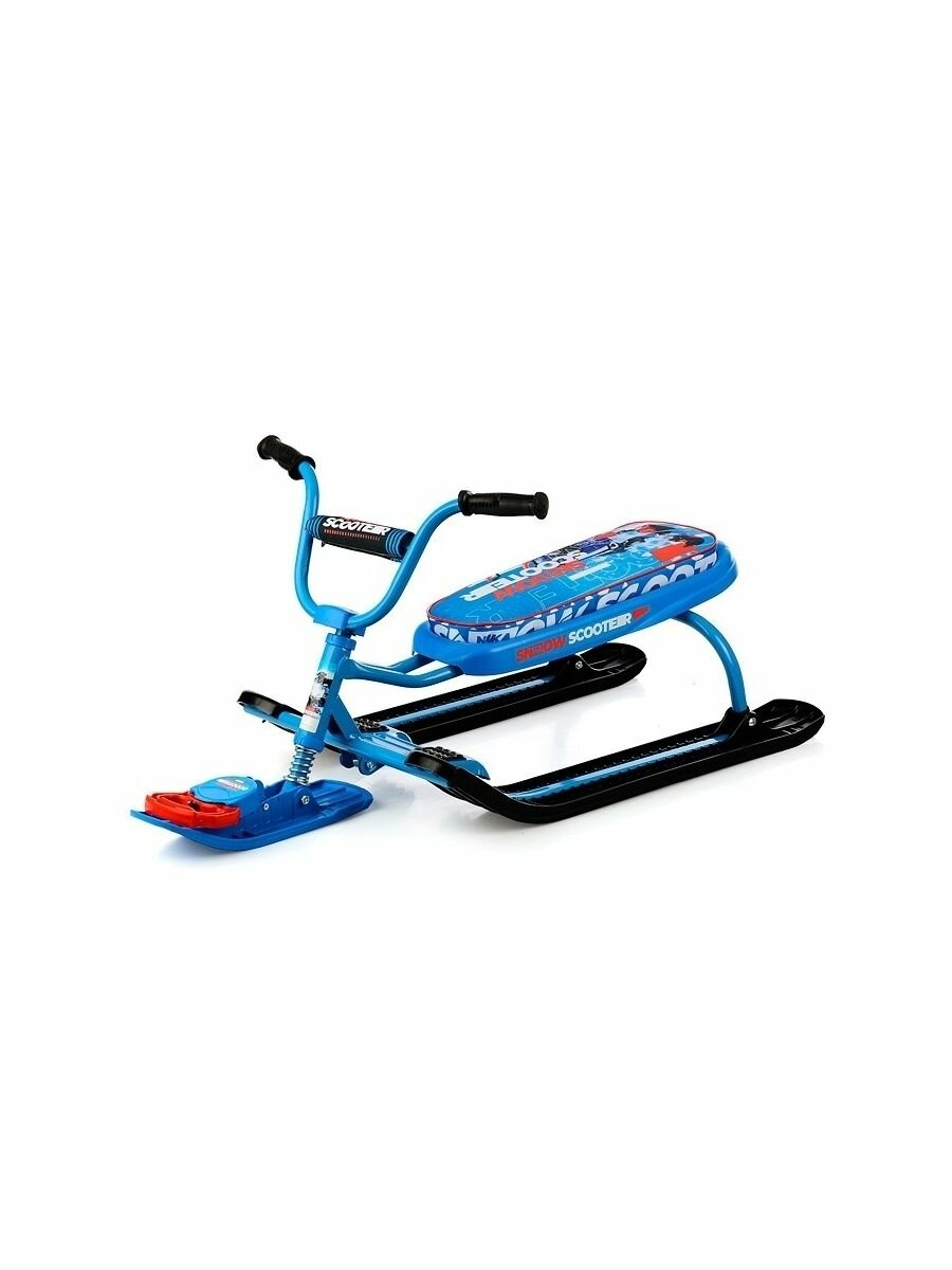 Снегокат Nika "джамп", с гонщиком, голубой (СНД1 Г)