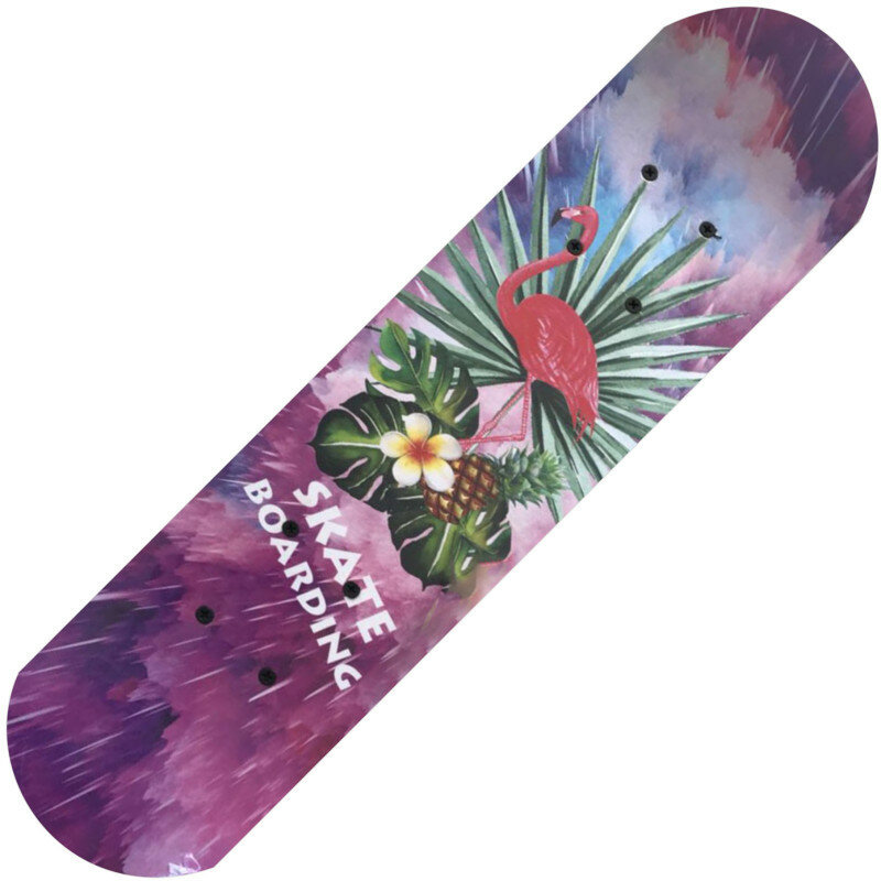Скейтборд детский "Журавль с красной короной", 60x15 см