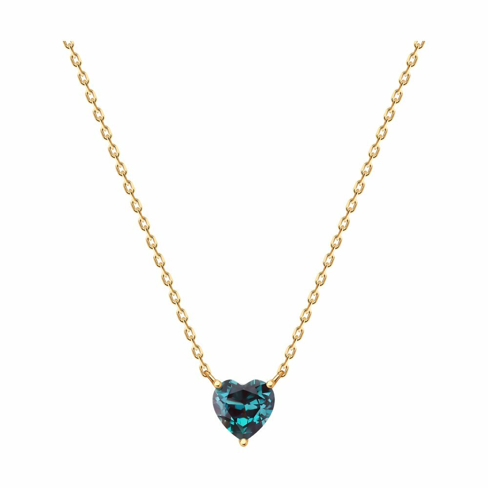 Колье, красное золото, 585 проба