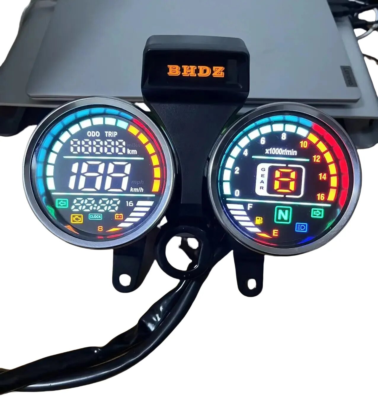 Светодиодный цифровой счетчик для Suzuki GN125 GN 125, спидометр, одометр, датчик в сборе