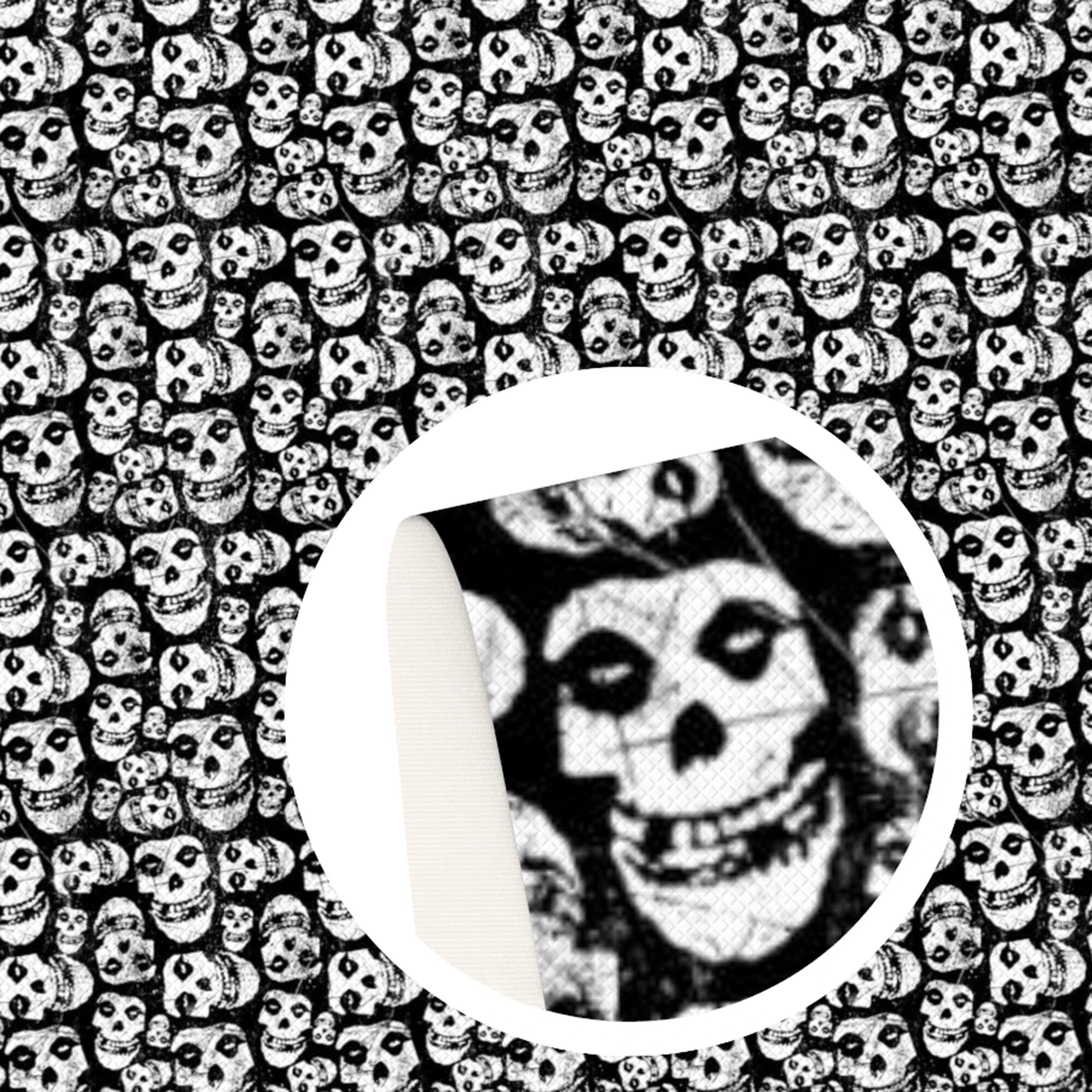 Хоррор ткань полиэстер хлопок 50*145 см Черный, Polyester Cotton, 1119389