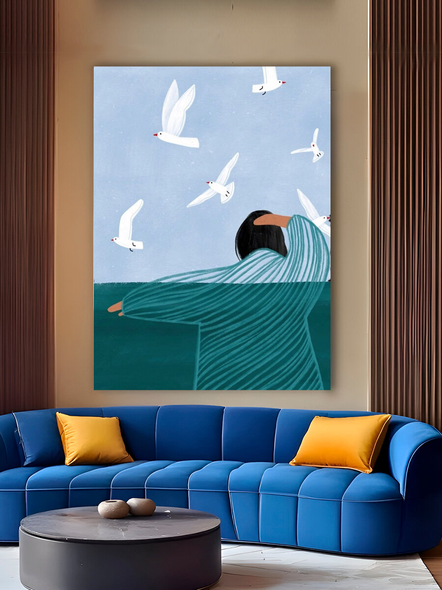 Картина на стену для интерьера от бренда Pechat Vip из категории Вдохновение 30х40 см.