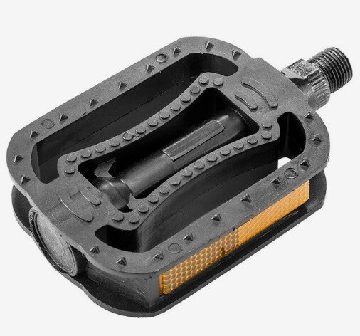 Педали 9/16" с подшипником / Пластиковые / Цвет чёрный