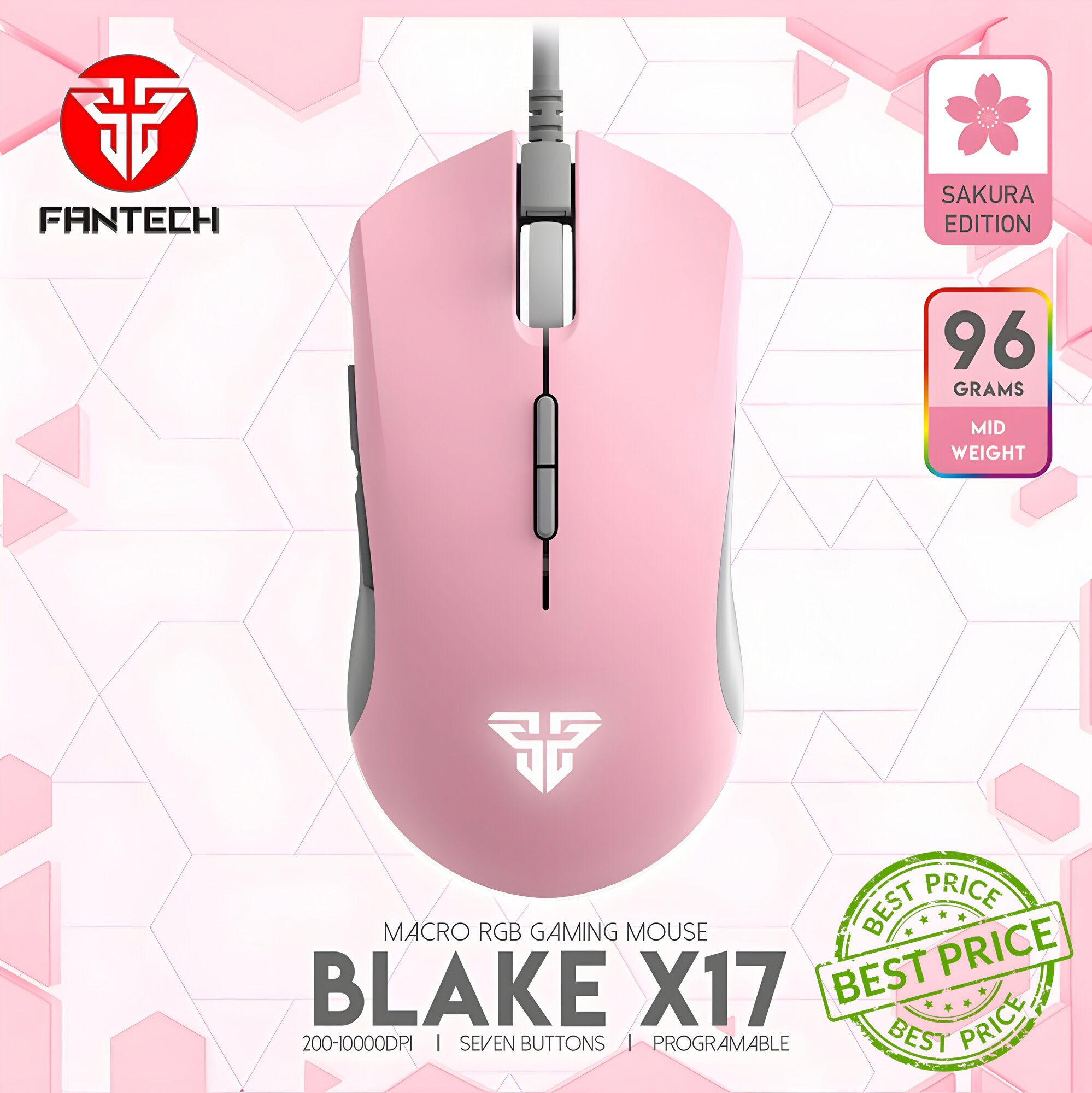 Игровая мышь Fantech X17 Sakura Edition