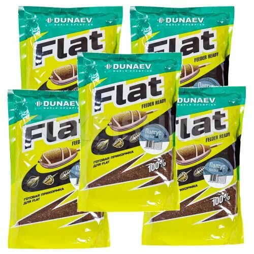 Прикормка Dunaev Flat Feeder Ready Палтус 5кг.
