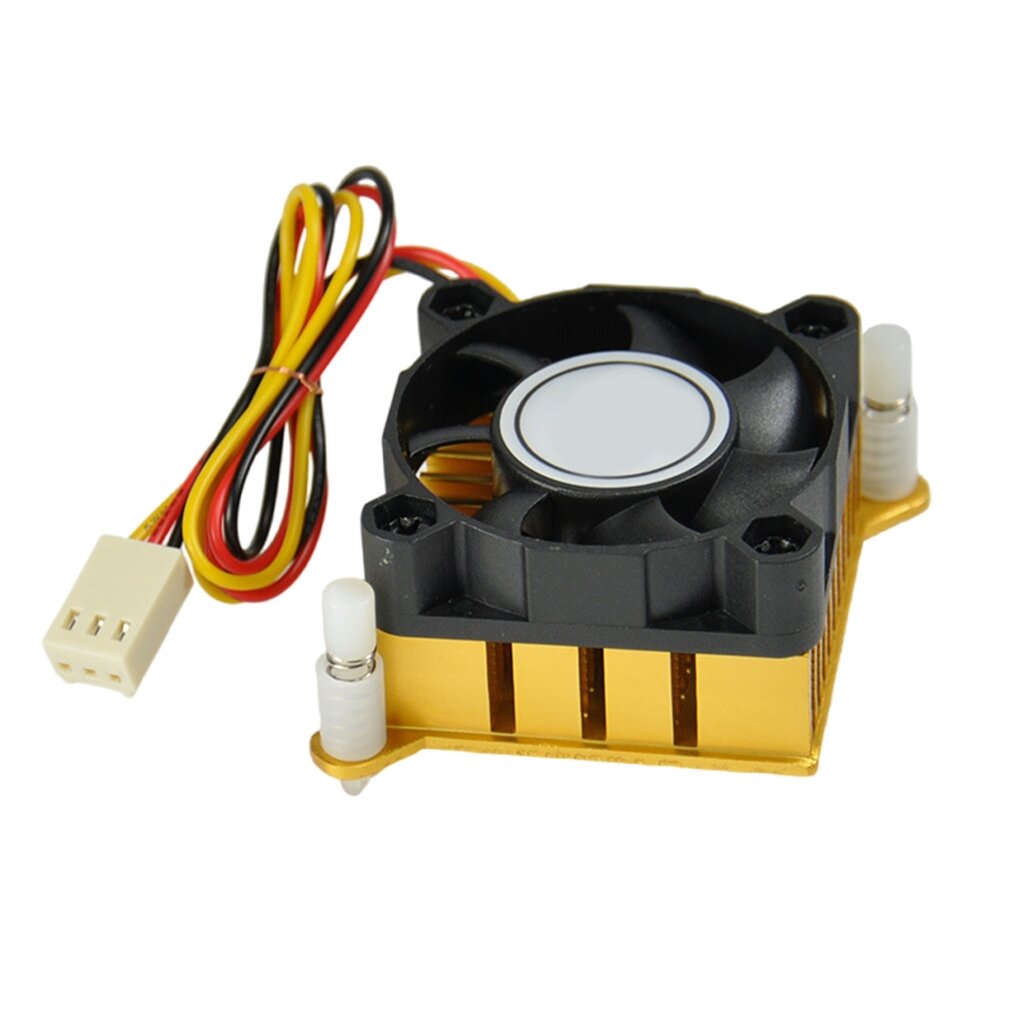 Алюминиевый радиатор DC5V 12V 40-миллиметровый вентилятор для чипсета Northbridge и мини-электронных устройств