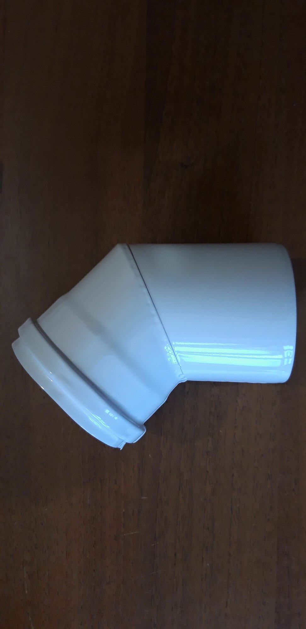 Колено для дымохода D80.45 RAL9016