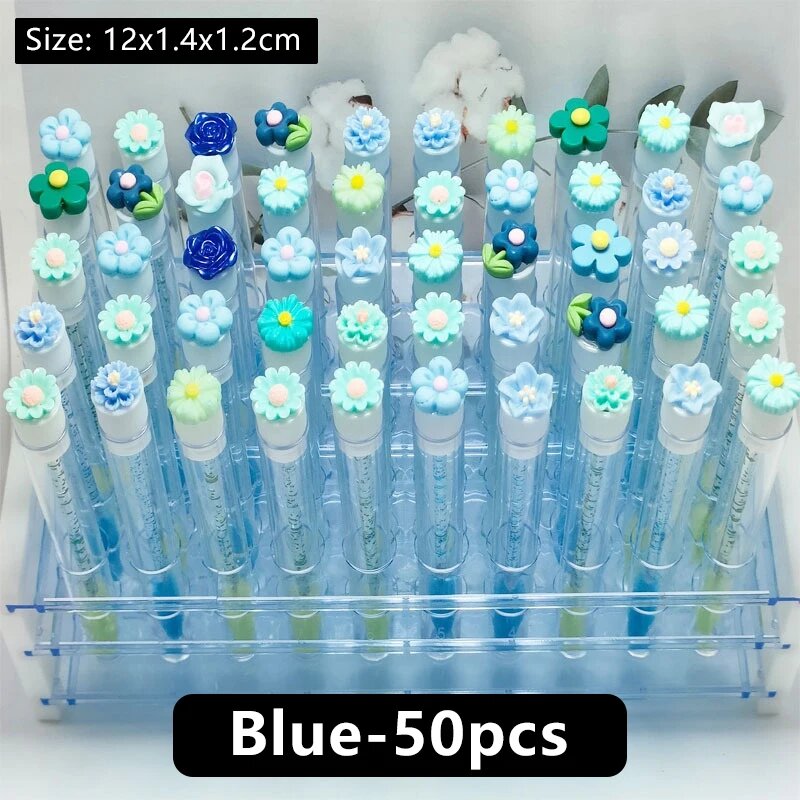 50шт. Многоразовые трубки для кистей Blue IFANYUO
