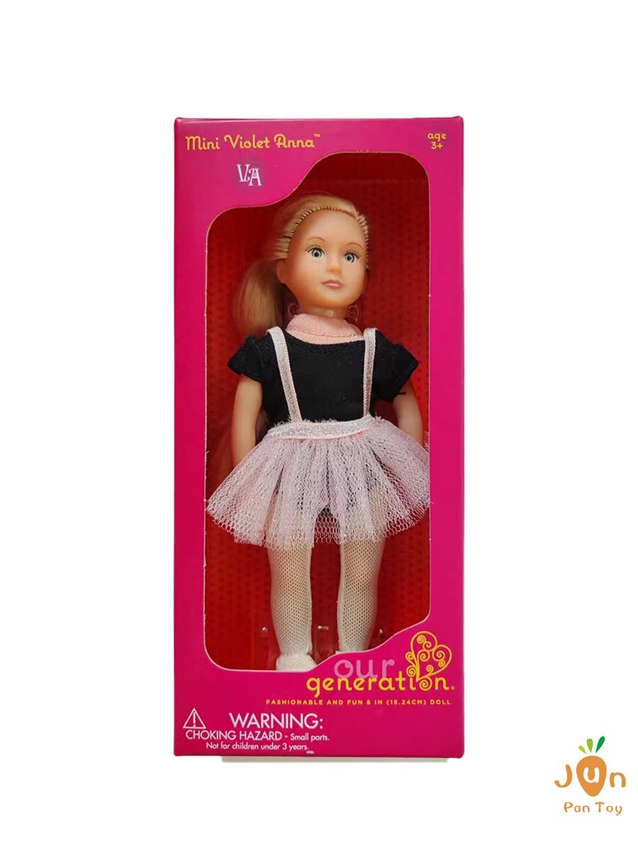 Our Generation Violet Anna / игрушки для девочек, модные куклы, мягкое тело, в пачке, подходят для подарков на день рождения от 3 лет и старше