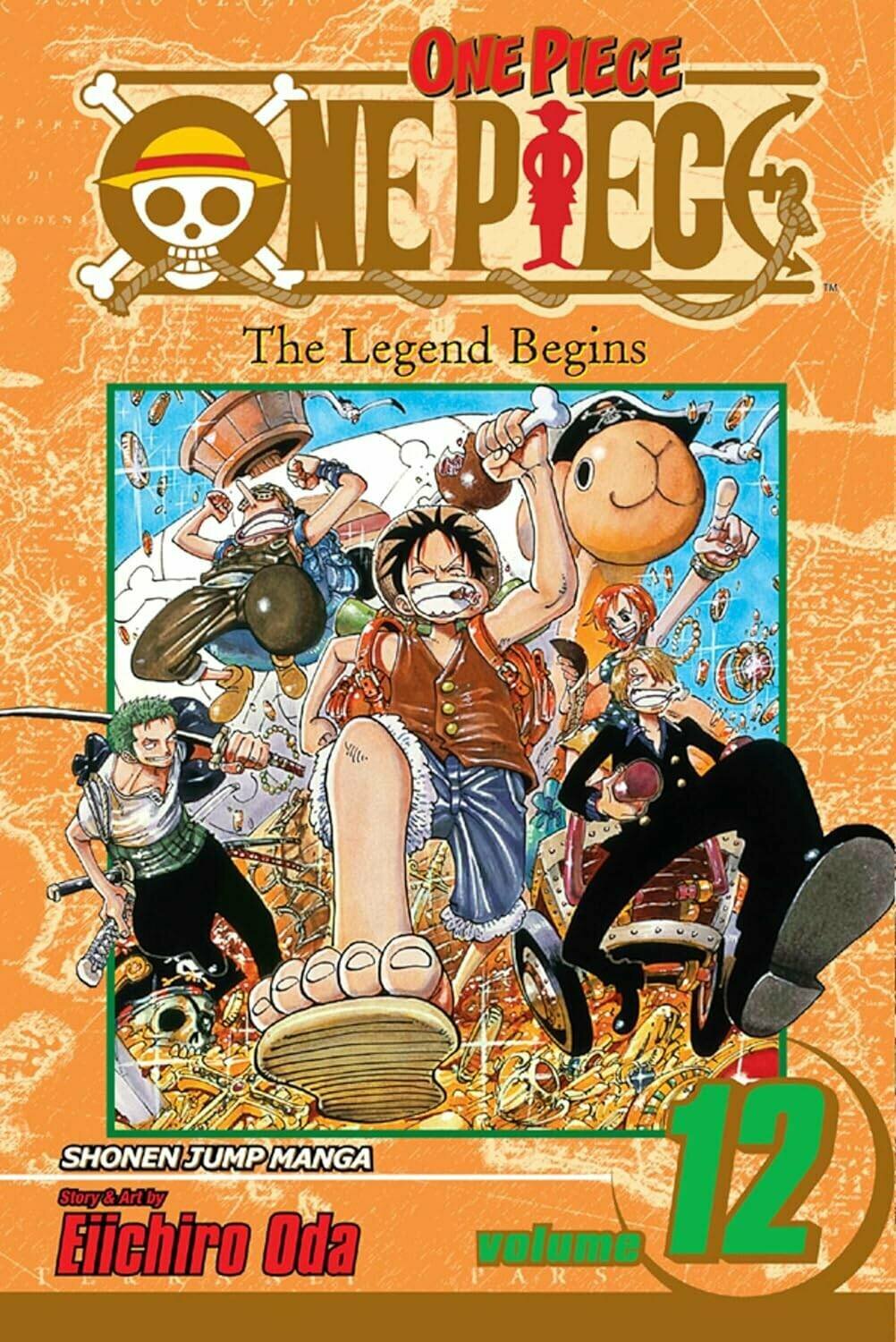 Eiichiro Oda. One Piece, Vol. 12 Большой Куш том 12 (Эйитиро Ода)/ Книги на английском языке