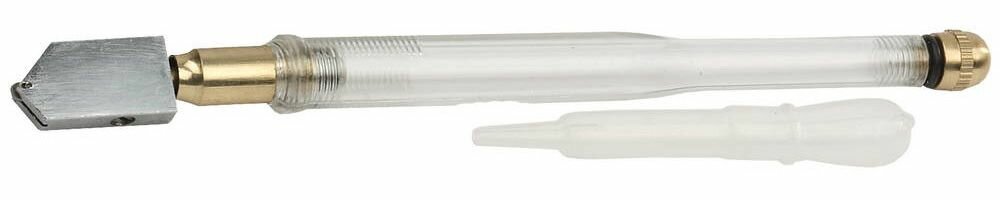 Стеклорез роликового типа STAYER 8000 м, пластиковая рукоятка, прозрачный, масляный, Professional 3369