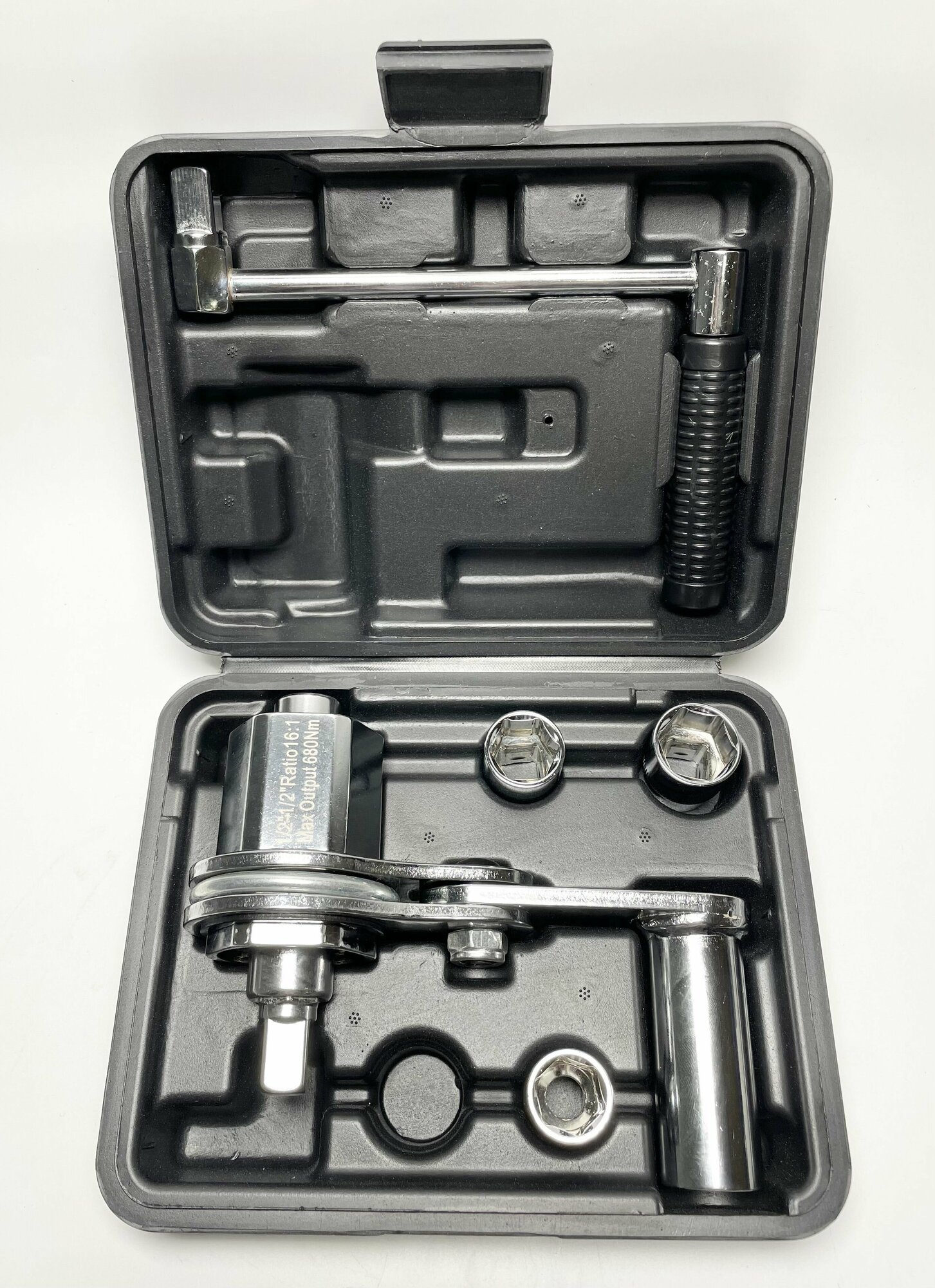 Ключ для снятия гайки шины 17 мм, 19 мм,21 мм, 22MM, торсионный ключ-мультипликатор 1/2, Для ремонта шин