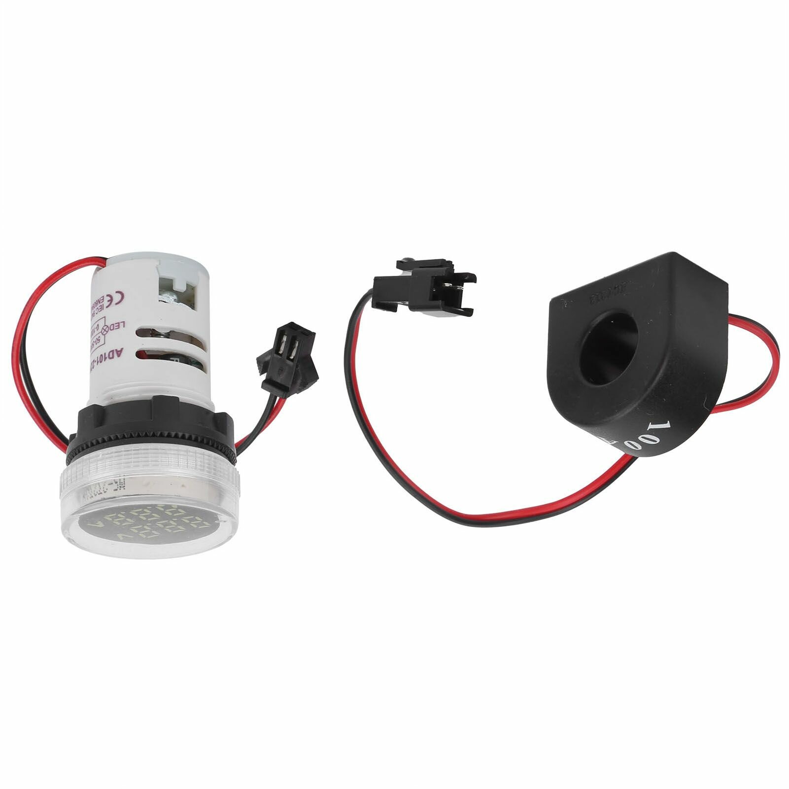 AD101 22VAM Индикатор напряжения и тока Индикатор с двумя дисплеями AC50 500V 0 100AБелый